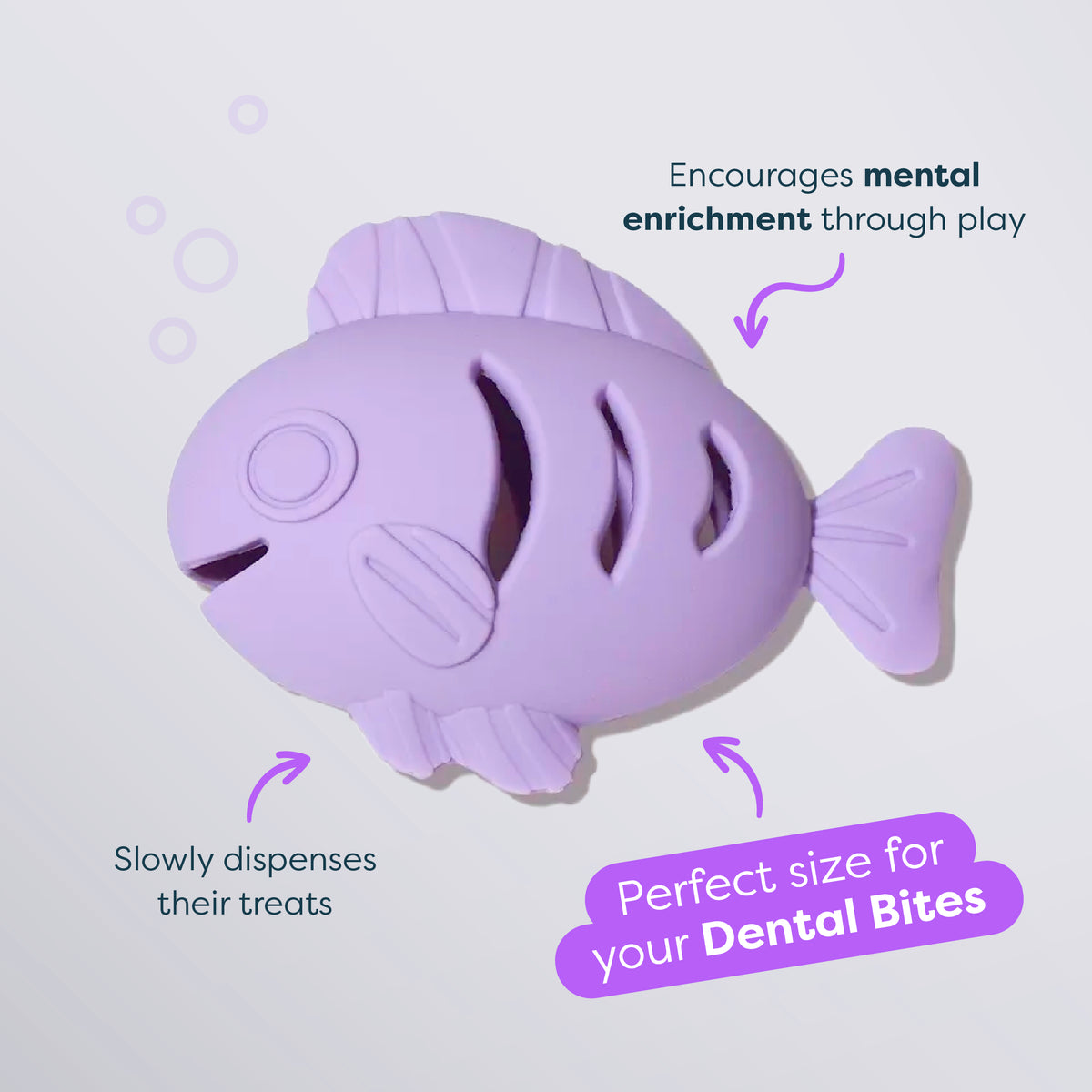 Bell & Bone Interactive Cat Treat Toy - Fish – Bell and Bone